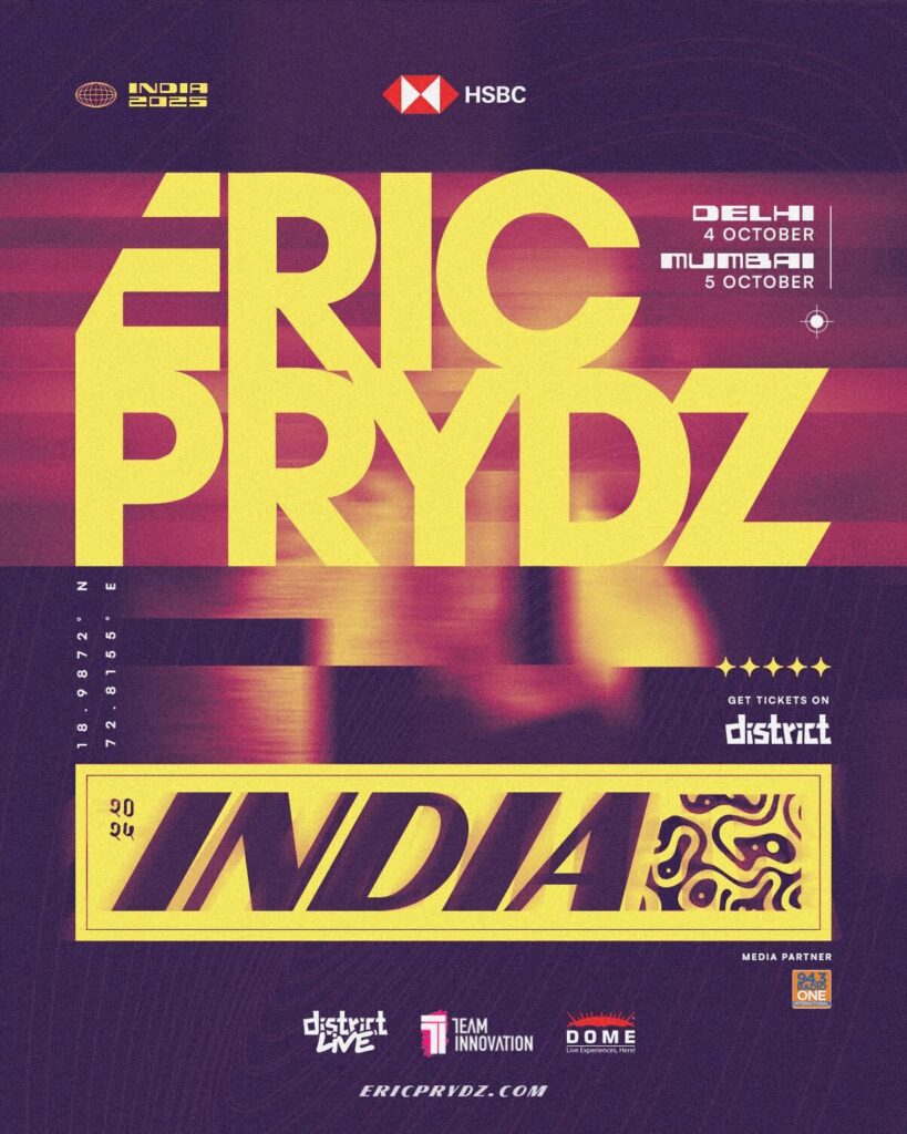 Dance Music Icon Eric Prydz Announces India Tour in 2025 - Kahajaun