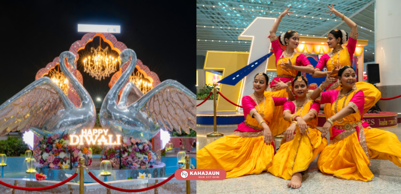 Delhi Airport Unveils The Swan Symphony: A Diwali Installation Blending ...